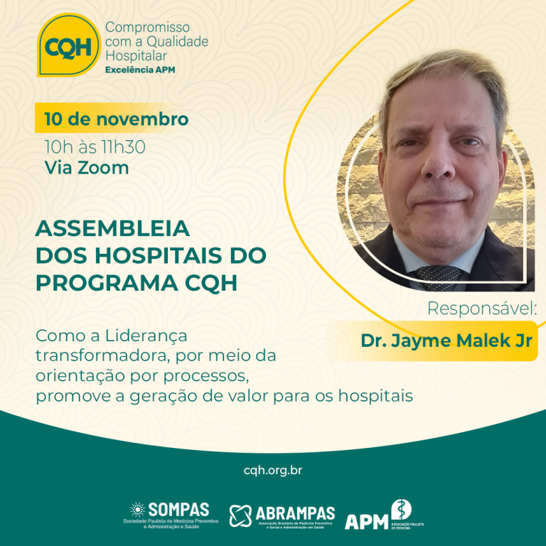 4ª Assembleia dos Hospitais do Programa CQH 2022 – CQH