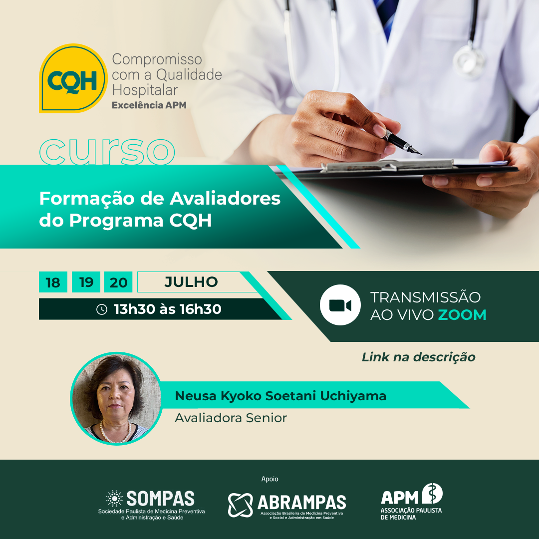 Curso Formação de Avaliadores do Programa CQH – CQH